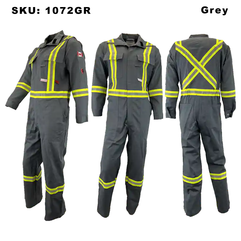 Atlas Guardian® FR / Arc Flash Coveralls - Grey – Brasco Safety Inc.